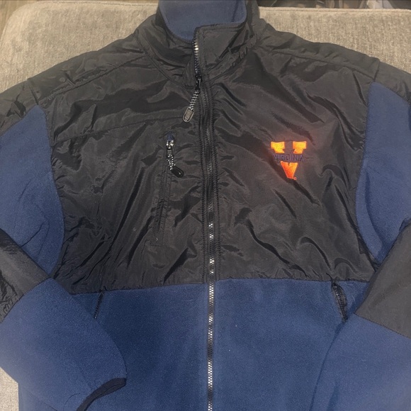 NCAA | Jackets & Coats | University Of Virginia Fleece Coat | Poshmark